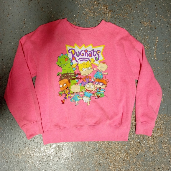 Nickelodeon | Shirts & Tops | Nickelodeon Rugrats Pink Sweater | Poshmark